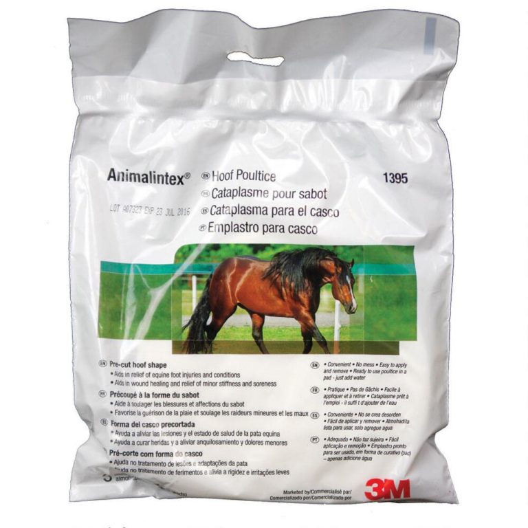 ANIMALINTEX POULTICE HOOF SHAPED PADJockey Tack